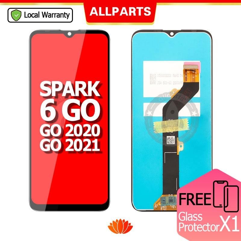 Display จอ ทัช สำหรับTecno Spark 6 GO 2020 2021 LCD หน้าจอ พร้อม ...