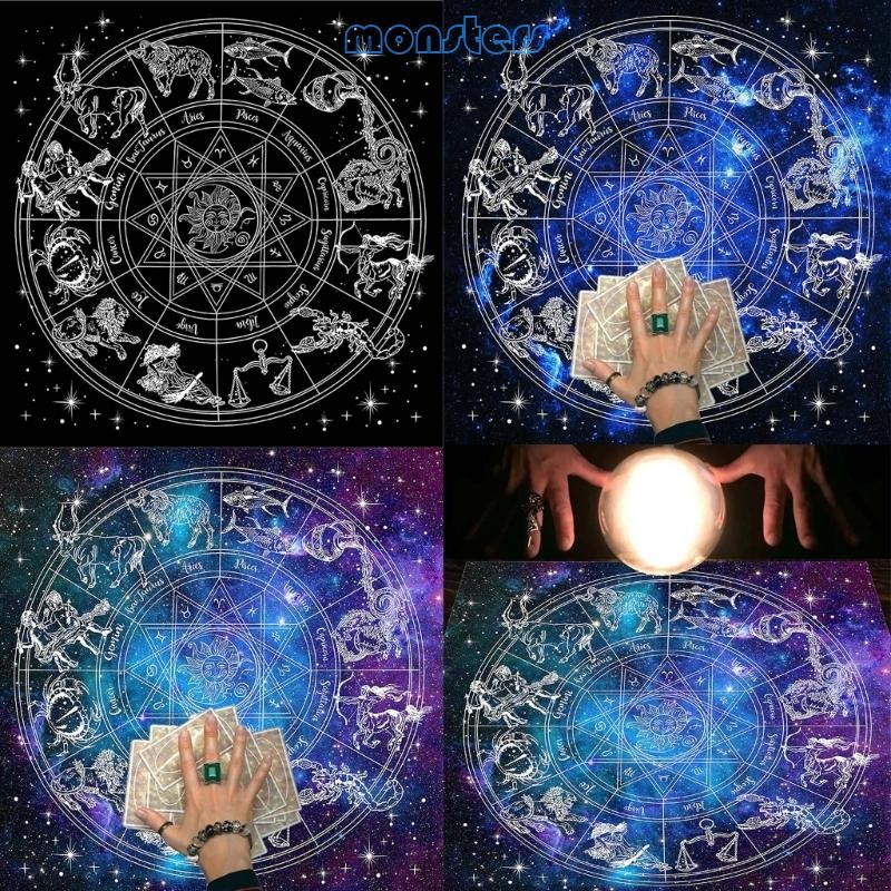 Mon Square Pendulum Divination ผ้าปูโต๊ะไพ่ทาโรต์การ์ด Pad Runes แท่นบูชาผ้าปูโต๊ะ | Shopee Thailand
