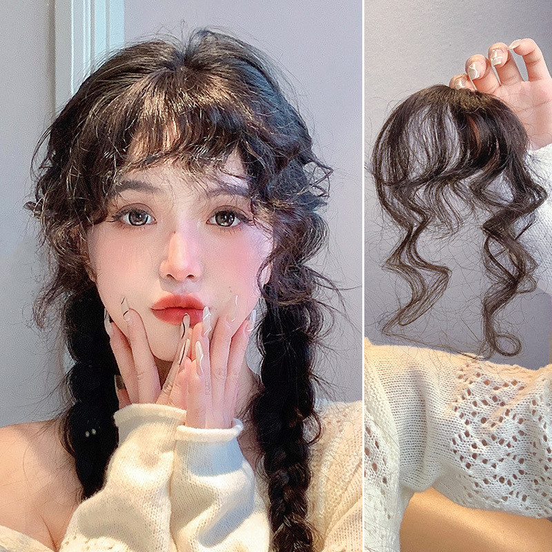 New Product#Bangs Synthetic Hair for Women Natural Forehead Lazy Beauty ...