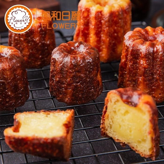 Flowery Canele แม่พิมพ์ Cooper / ทองแดง 1 ชิ้น / 1 ชิ้น Cannele Pan ...