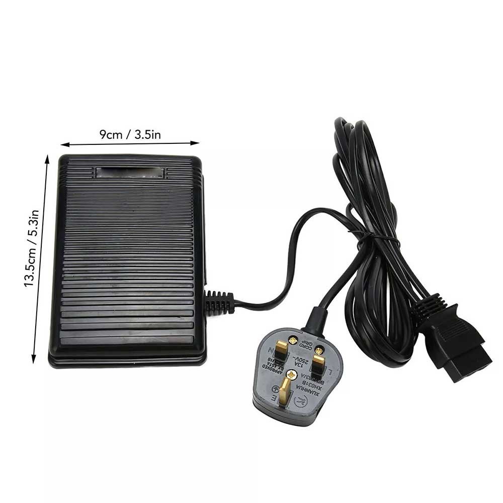 Electric Sewing Machine Foot Pedal Control Multifunction Motor UK Plug ...