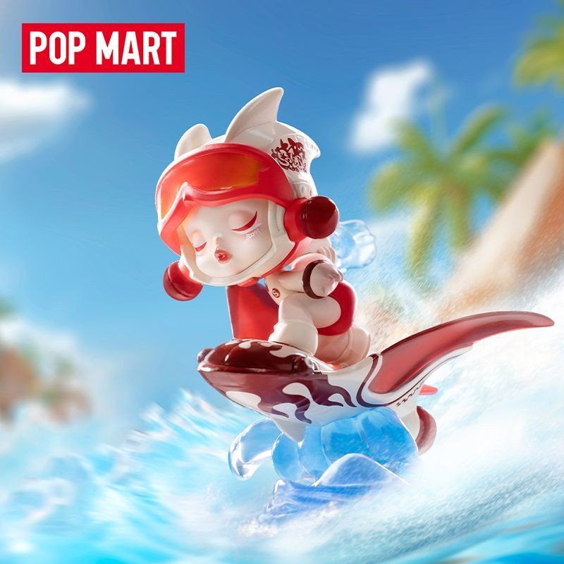 100% POPMART POPMART Water Party Series Mystery Box DIMOO SKULLPANDA ...