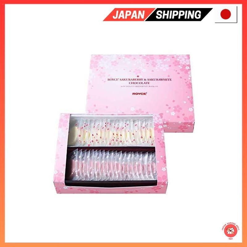 【ส่งตรงจากญี่ปุ่น】ROYCE'S White Day Sakura Berry & Sakura White ...