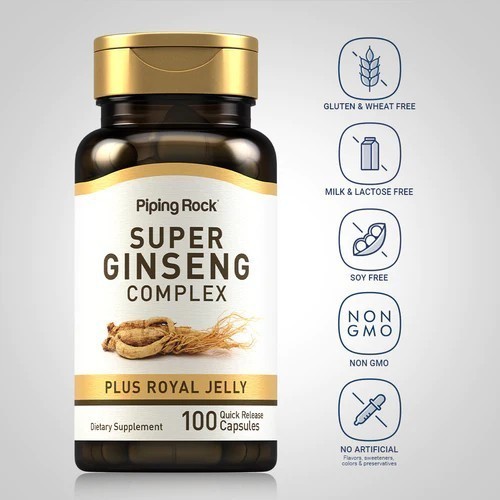 Ginseng Complex Plus Royal Jelly (100แคปซูล) | Shopee Thailand