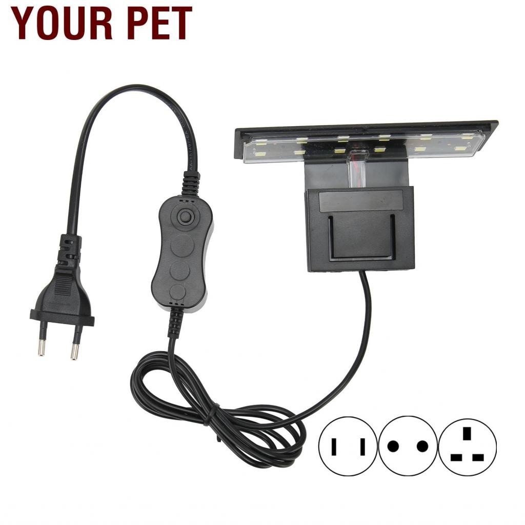 Your Pet PVC Aquarium Clip On ไฟ LED Mini Super Bright White โคมไฟถัง ...