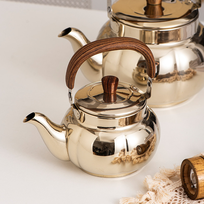 าต้มน้ำแสตนเลส กาต้มน้ำร้อน กาน้ำแคมป์ปิ้งรุ่น (หนา) มีให้เลือกขนาด รุ่น 0.5L-4L หกขนาด | Shopee ...