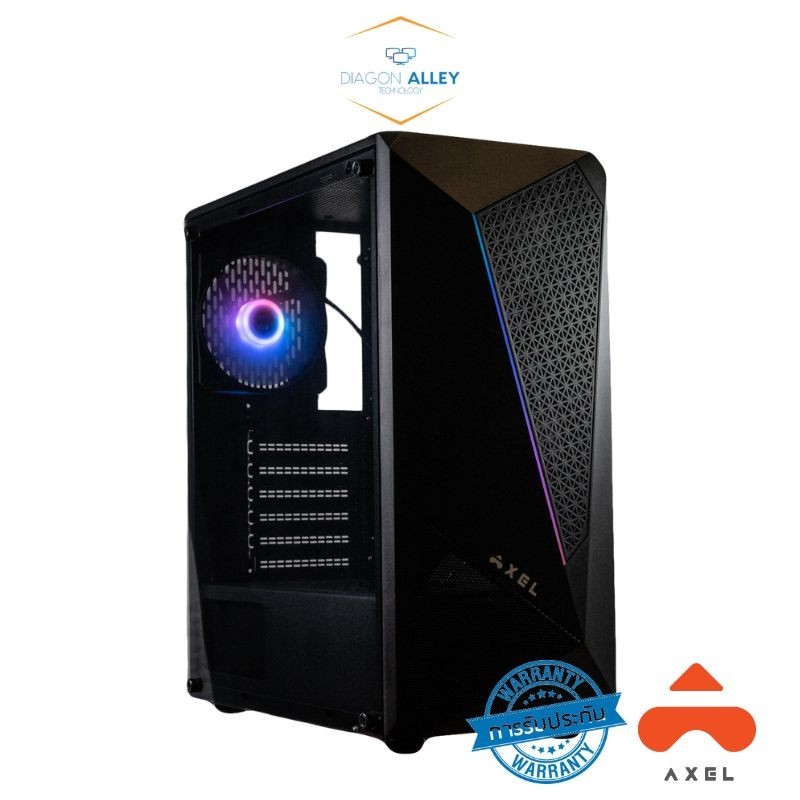 เคสคอมพิวเตอร์ Axel Motif Computer Case Mid Tower Support VGA 300mm ...