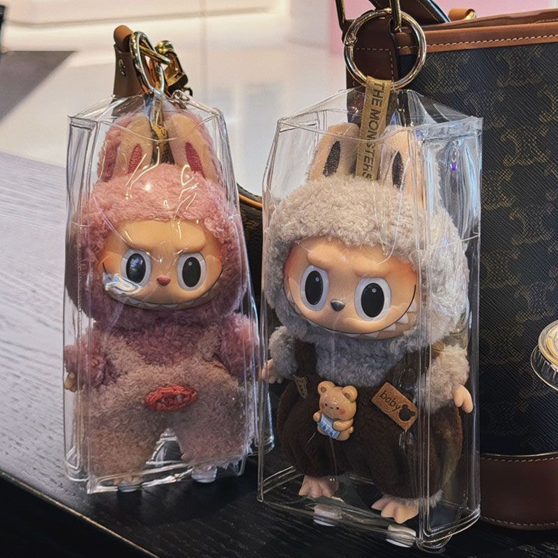 Labubu Heart Macaron Vinyl Face Series Mystery Box Storage Bag Out ...