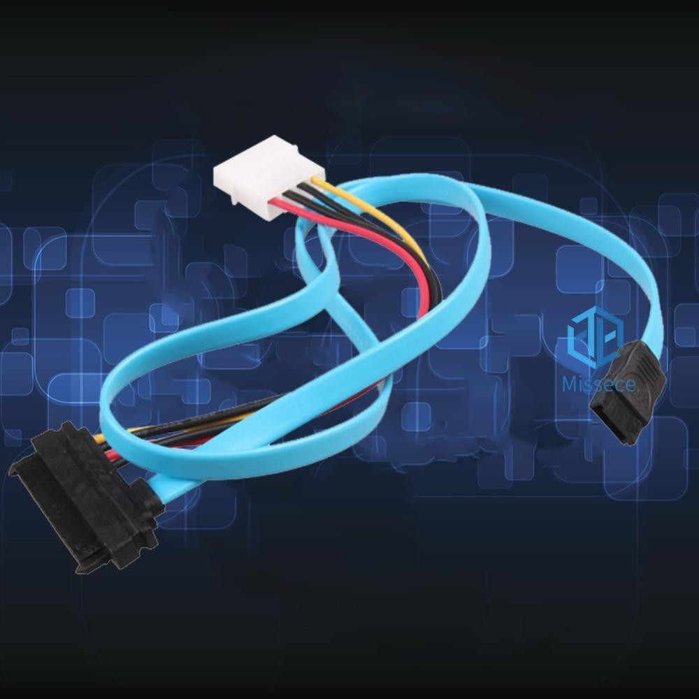 7 Pin SATA Serial ATA ถึง SAS 29 Pin และ 4 Pin Power Adapter Connector ...