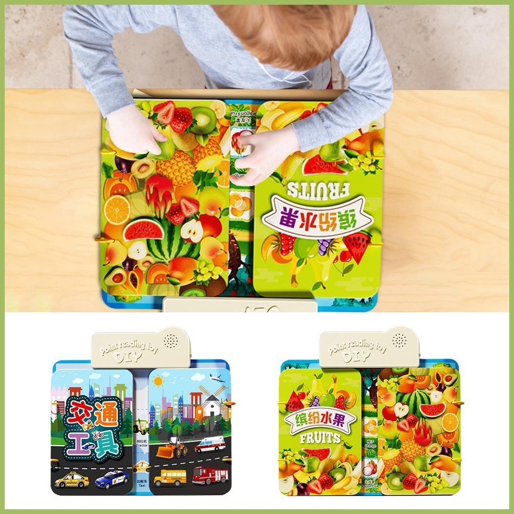 การเรียนรู้ Busy Book Interactive Electronic Learning Books Kids Point ...