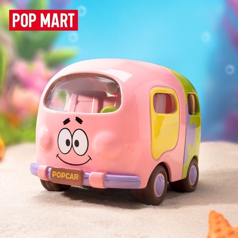 P POPMART POPMART SpongeBob SquarePants Sightseeing Car Series Model ...