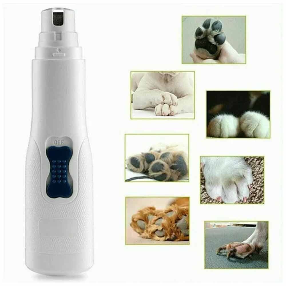 Professional Electric Pet Dog Cat Nail Grinder Rechargeable Animals ...