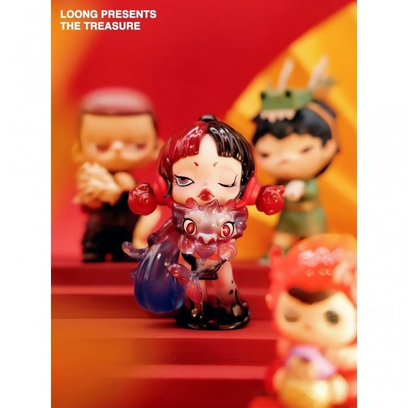 x&y POPMart ปีมะโรง มังกรนำเสนอ Treasure Series Channel Xianrui Series ...