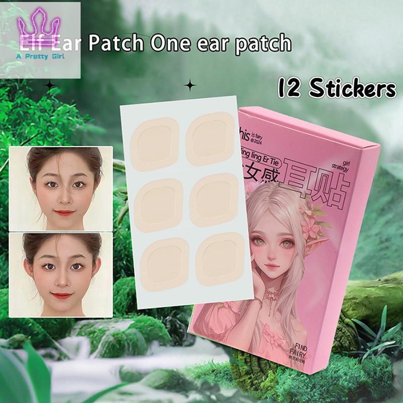 A Pretty Girl 12Patches Elf สติ๊กเกอร์พยุงหูที่มองไม่เห็น Earlobe ...