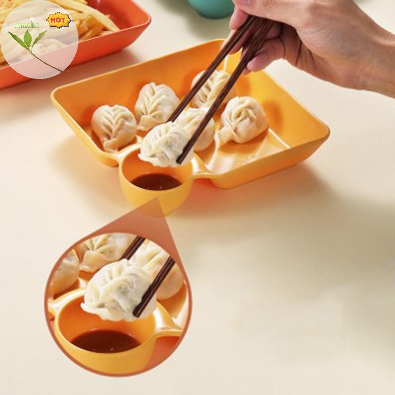 Mud Square Dumpling Plate พร้อมน้ําส้มสายชูซอสจาน Space Snack Platter ...