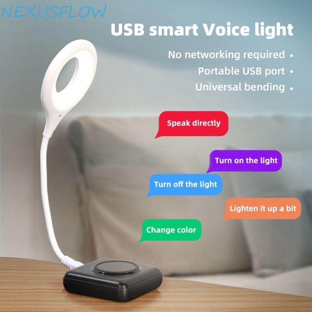 Nexusflow ไฟกลางคืนควบคุมด้วยเสียง, ปลั๊กตรงโคมไฟเซ็นเซอร์เสียงประหยัดพลังงาน, ป้องกันตาแบบ ...