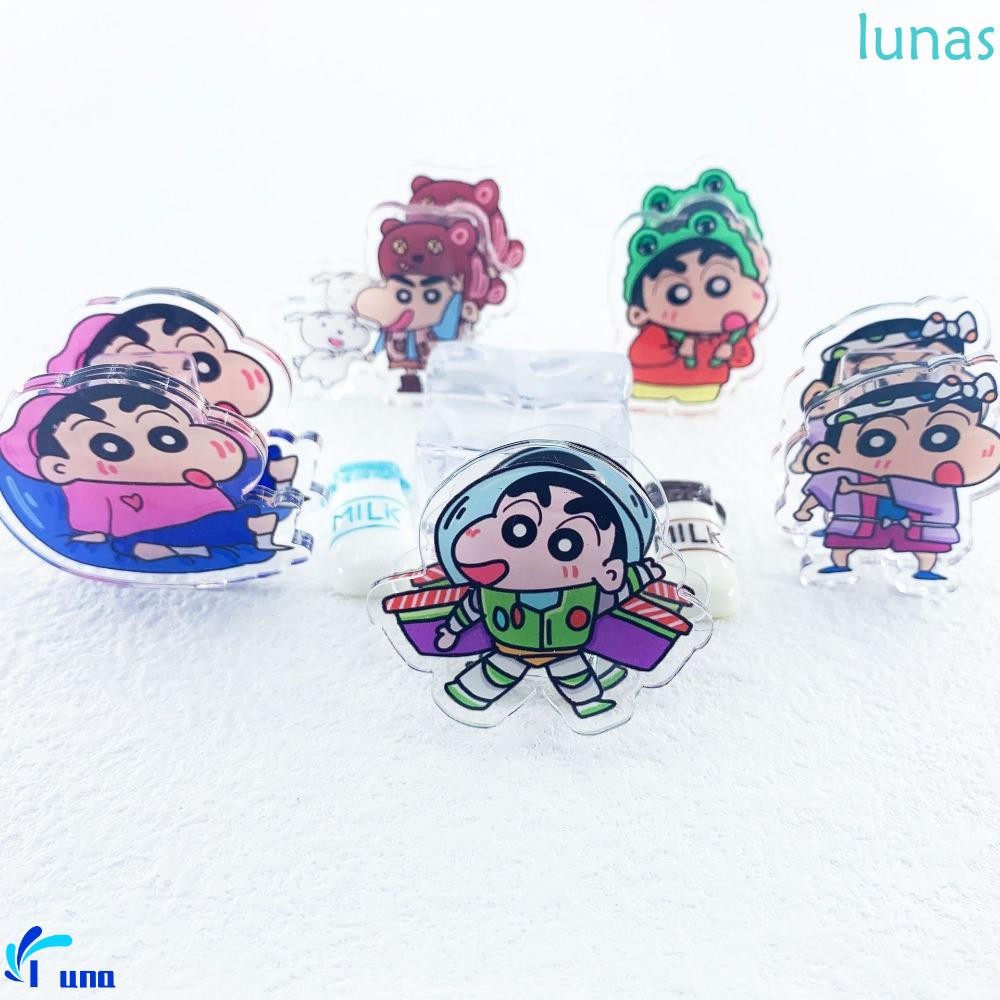 Lunasol คลิปหนีบกระดาษอะคริลิค, คลิปหนีบกระดาษ Crayon Shin-Chan คลิป PP ...
