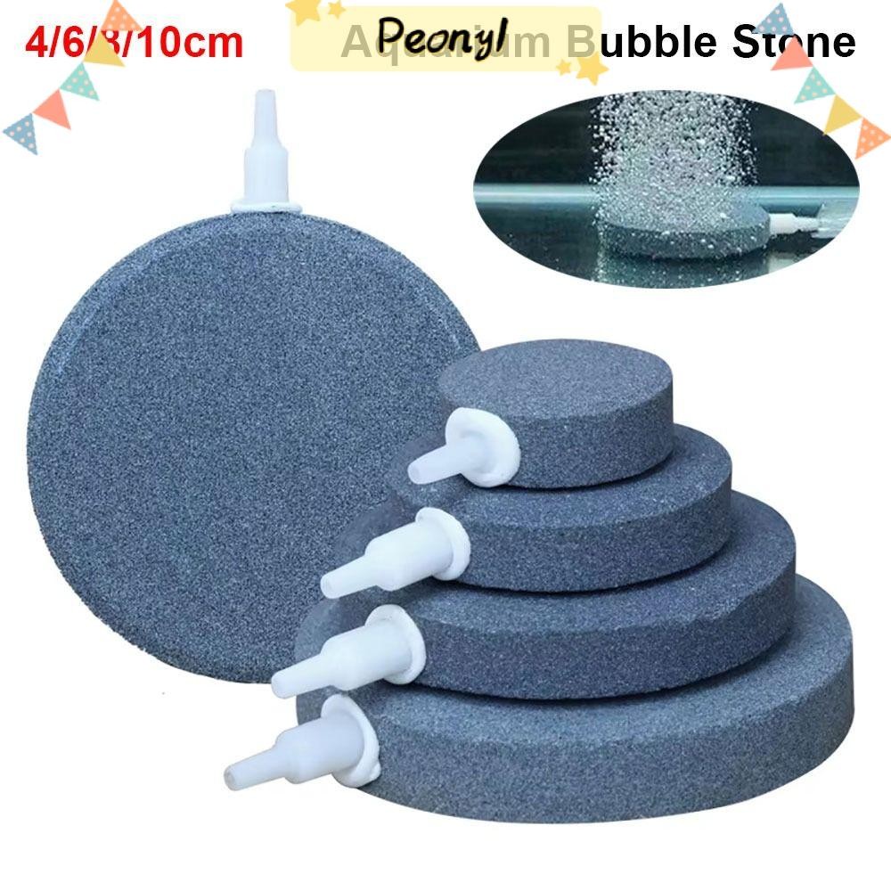 Pdony 1 ชิ้น Air Stone Aerator, รอบ 4/6/8/10 ซม. Aquarium Bubble Stone ...