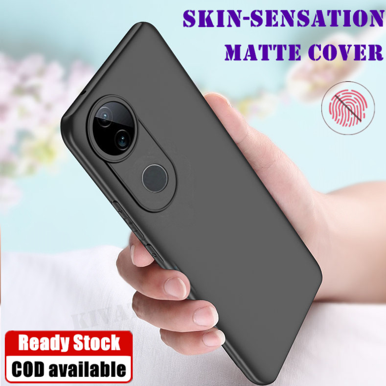 สําหรับ Vivo V50 V2427 Skin-sensation Slim Fit ยืดหยุ่นซิลิโคนเหลวนุ่ม ...