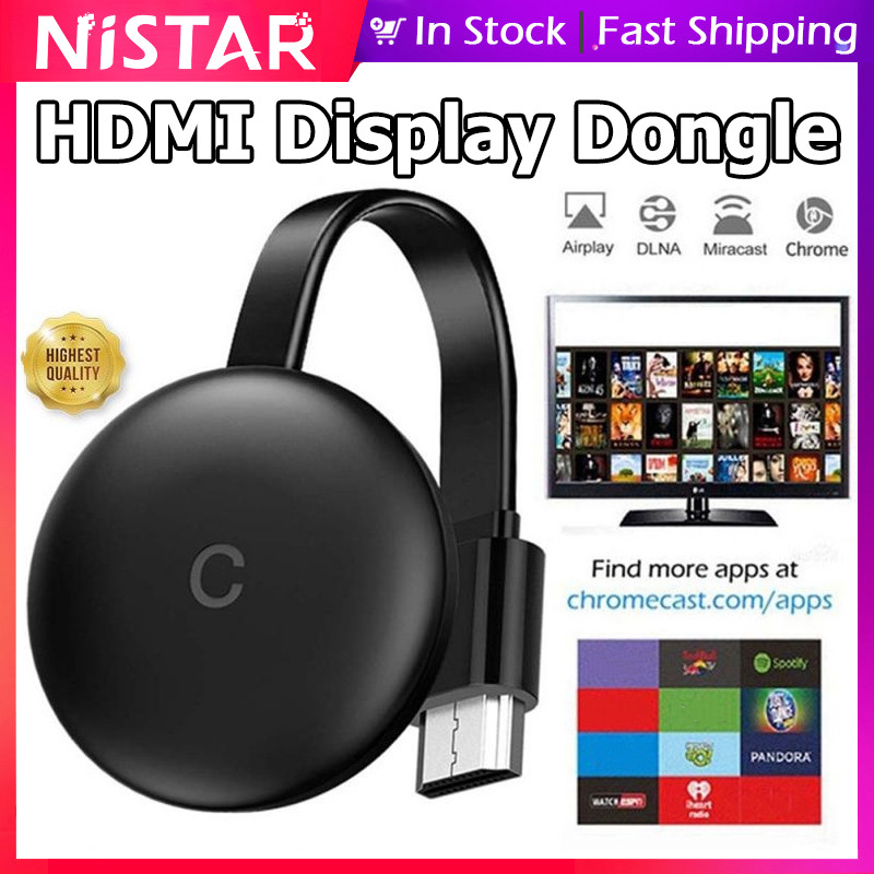 Nistar 1080P 60Hz Chromecast Wireless Display Receiver,G12 HDMI WiFi ...