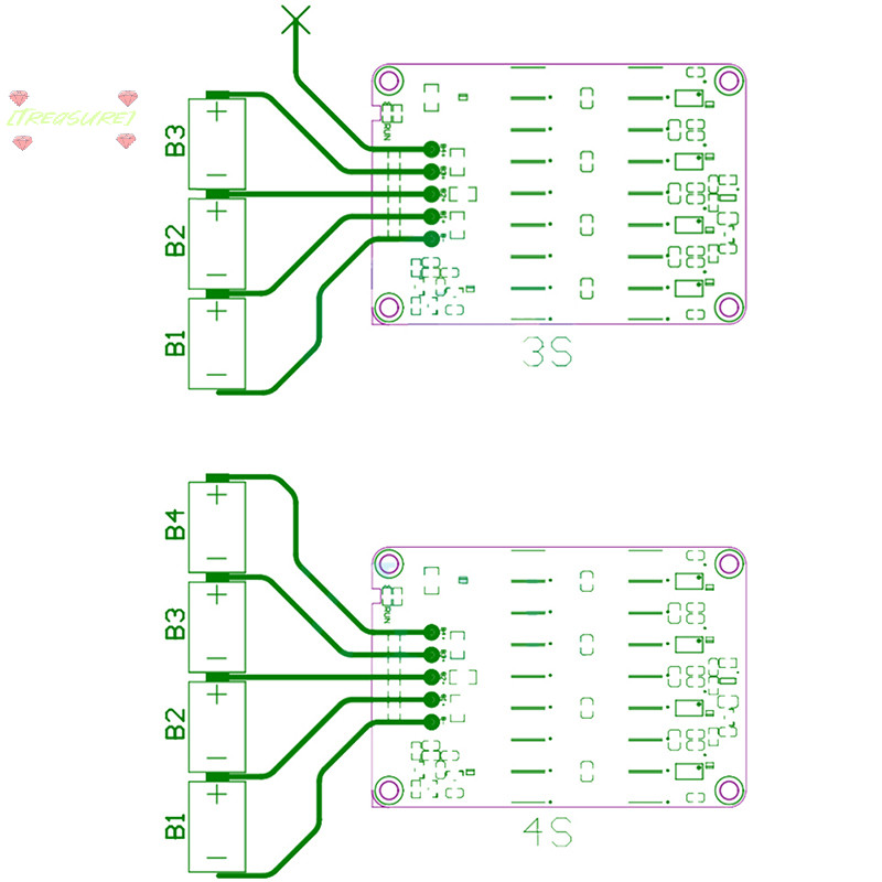 สมบัติ ] 2S 3S 4S Active Balancer Board 1.2A Lifepo4 Li-ion Energy ...