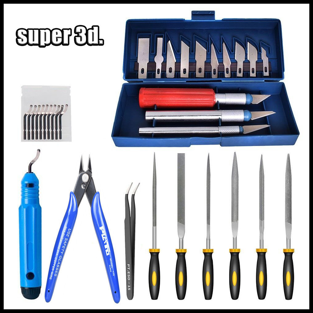 3D Printer Parts Deburring Tool Kit Engraving Blades Knife Carving Tool ...