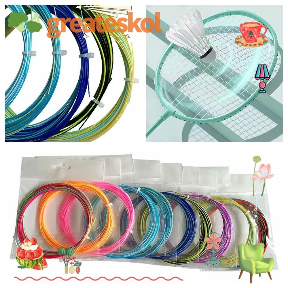 Greateskol แบดมินตัน Racquet Wire, Trainning Multicolor แบดมินตัน Two ...