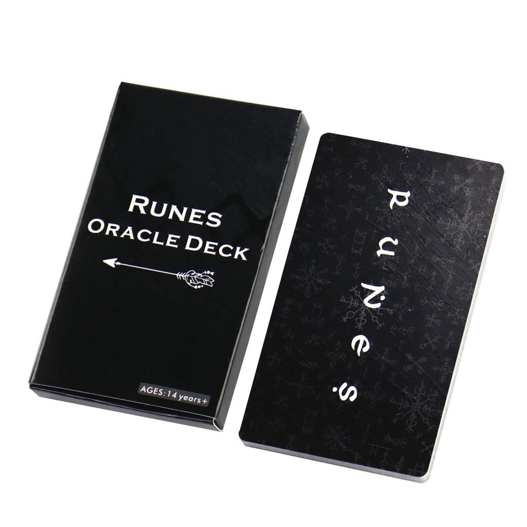 Runes Oracle Cards Deck 26 การ ์ ด verasath | Shopee Thailand
