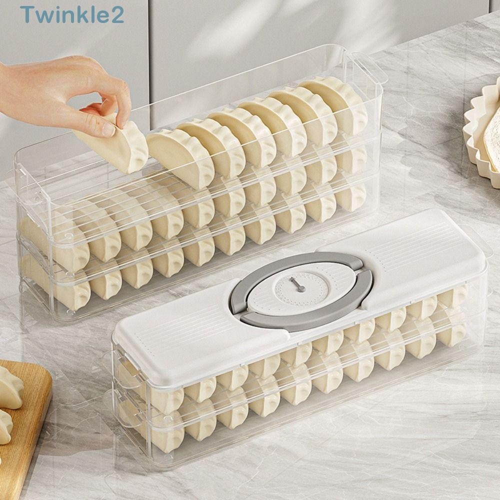 Twinkle 1 ชิ้นกล่องเก็บอาหาร,เก็บสด Multi-Layer Dumpling กล่อง,พลาสติก 1/2/3/4 ชั้นโปร่งใสห้อง ...
