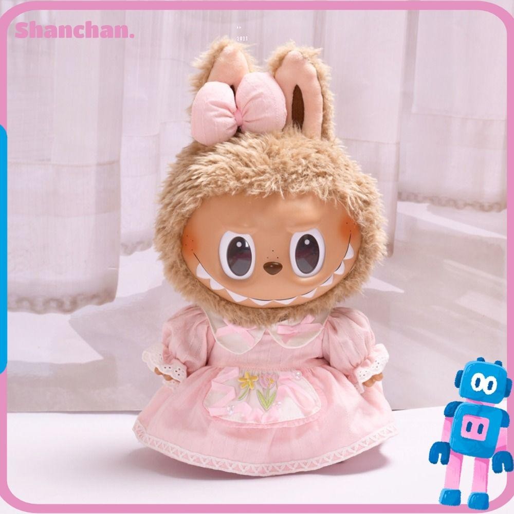 เครื่องประดับตุ๊กตา ชานชานชาน กระโปรงผ้าโปร่งปักเลื่อมโบว์|เสื้อผ้า ...