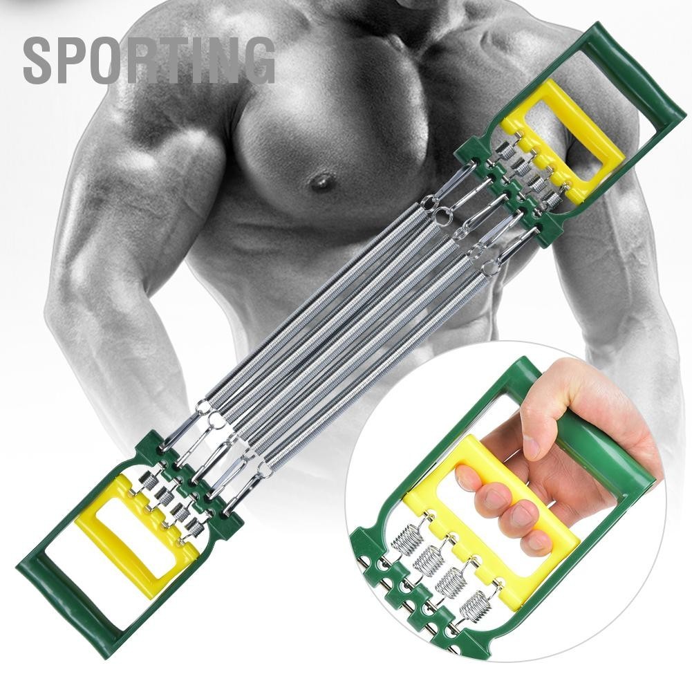 Sporting Spring Steels Fitness Dual Use Chest Expander Arm Developer ...