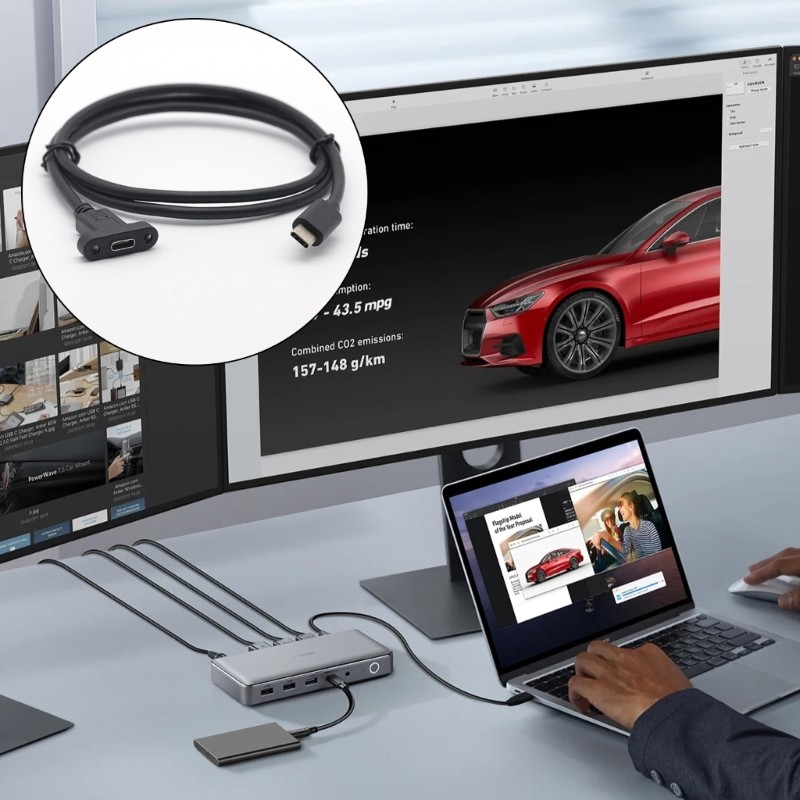 XU Fast Speed USB 2 0 สายเคเบิลข้อมูล Type C สายไฟพร้อมหูยึดหลายความยาว ...