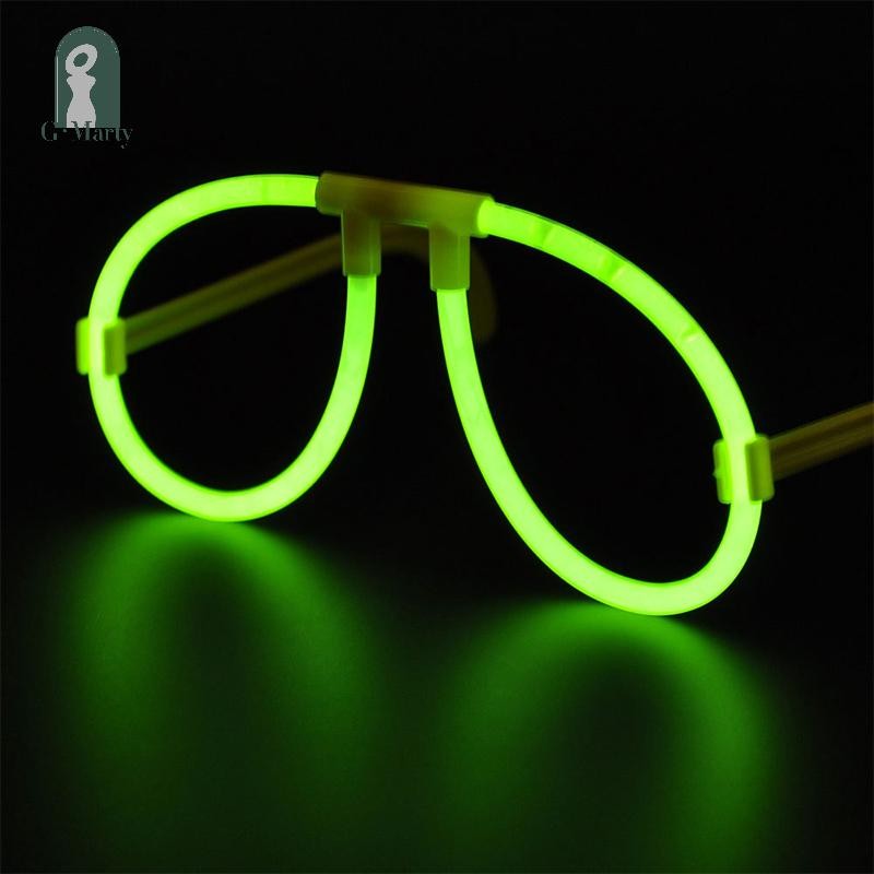 Gmarty DIY Luminous Eye แว่นตาเรืองแสงสวมใส่ Glow Stick Neon Party ...