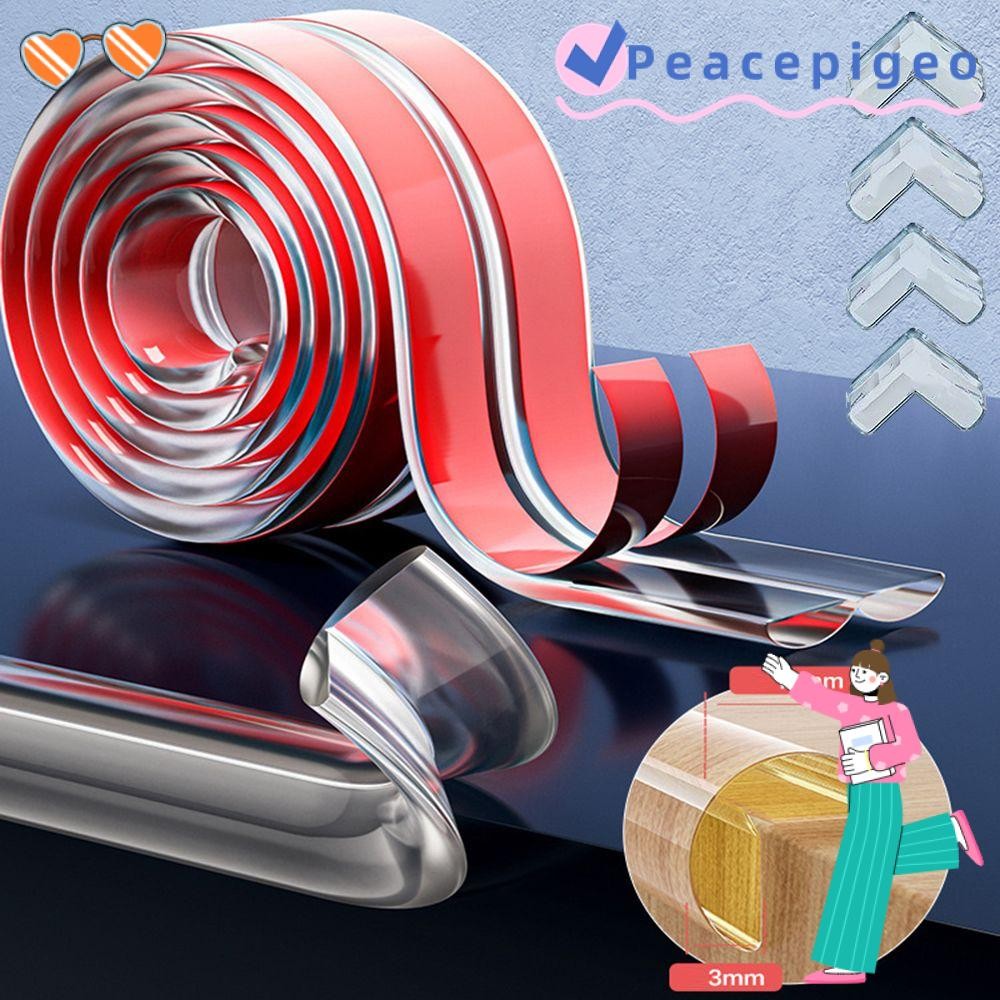 Peacepigeo เฟอร์นิเจอร์ตัวป้องกันมุม Soft Collision Proof กันชนโต๊ะโปร่งใส | Shopee Thailand