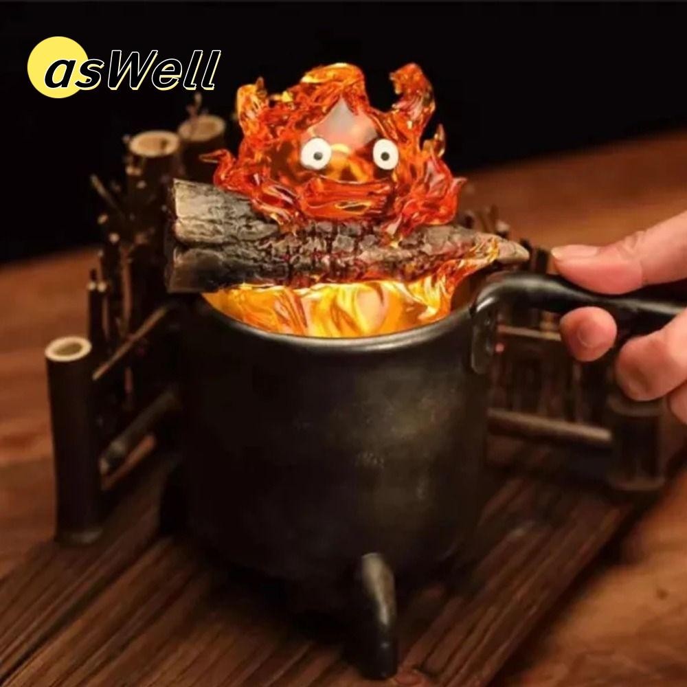 Aswell Calcifer Night Light, ปราสาทมือถือของ Hal Cute Vidya Calcifer ...