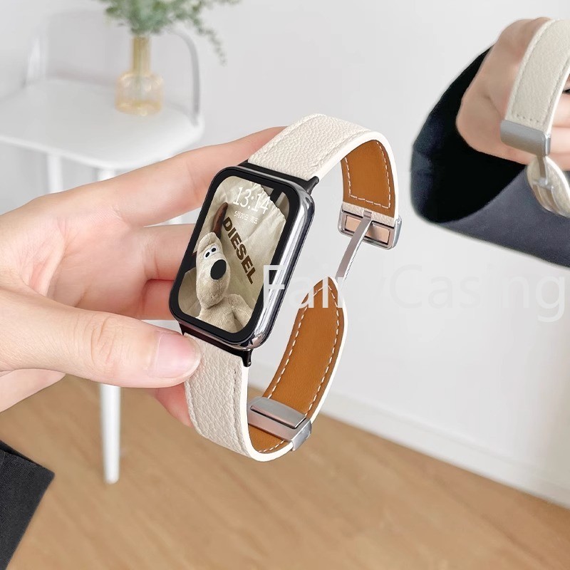 Lichey รูปแบบหนังสายนาฬิกาสําหรับ Xiaomi Mi Band 9 8 Pro สร้อยข้อมือ ...