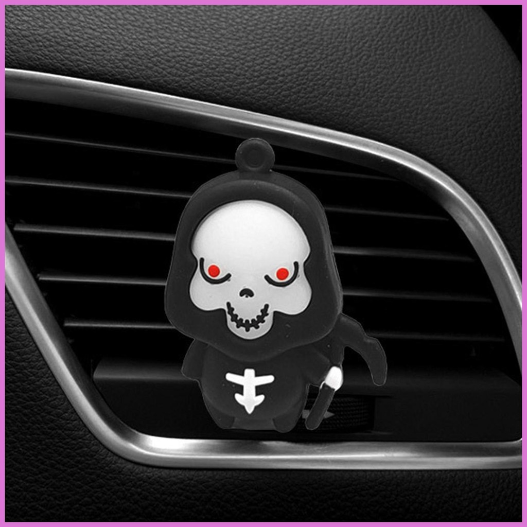 Skull Car Air Fresheners Vent คลิปตลกสยองขวัญน้ําหอม Diffuser Vent ...