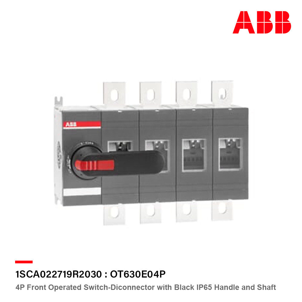 ABB OT Pole Base Mounting SwitchDisconnector 630A Maximum Current, 630kW Power Rating, IP65 การ ...