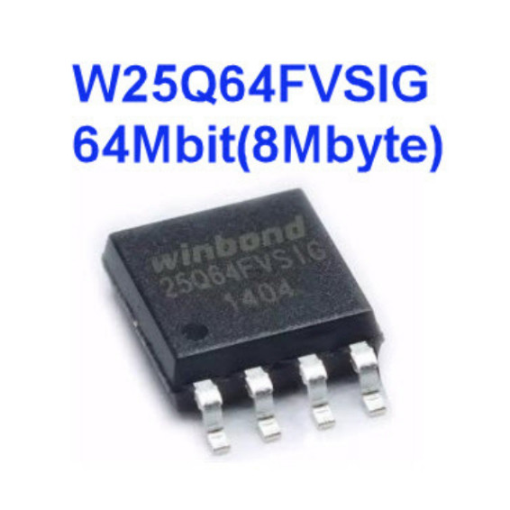 W25Q64FVSIG 3.3V (SOIC8 200mil) 64M-BIT SERIAL FLASH MEMORY WITH DUAL/QUAD SPI & QPI | Shopee ...