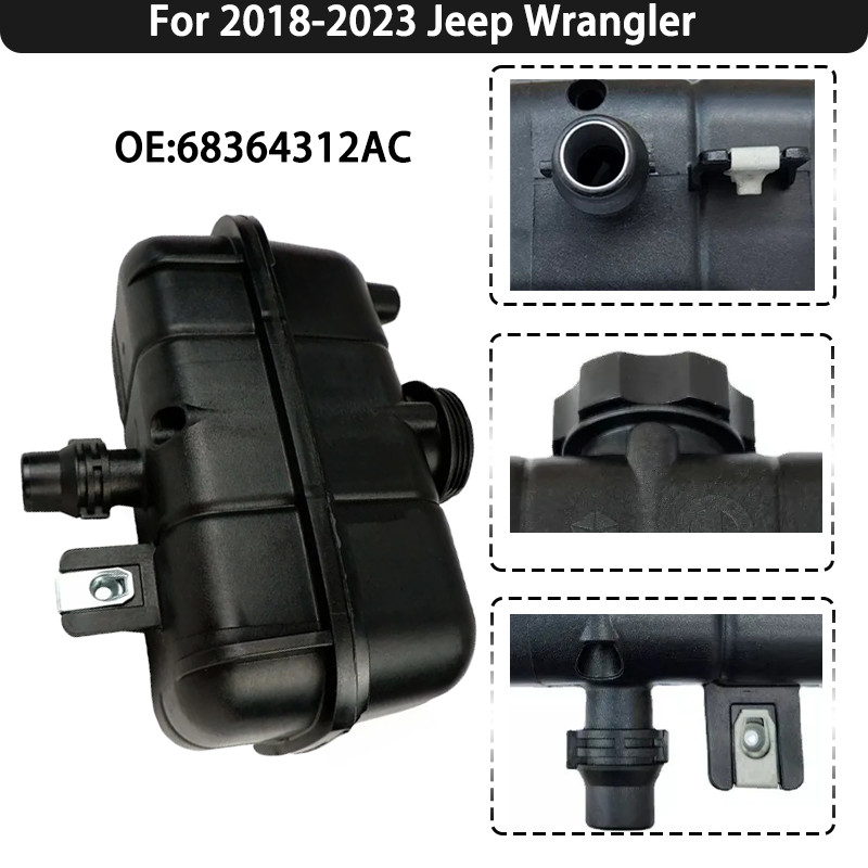ใหม่เครื่องยนต์ดีเซล Coolant Reservoir Crown Recovery Overflow ถังไม่มี ...