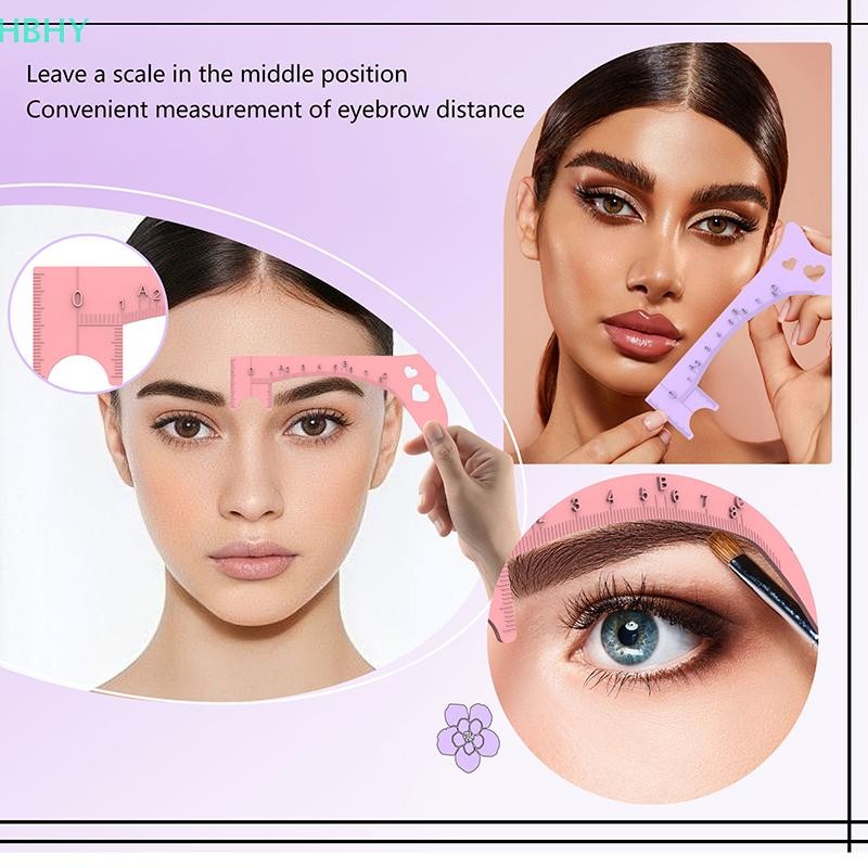 HB Beauty Ruler Reusable ลิปสติกตําแหน่ง Eyeliner Stencils Winged Tip ...