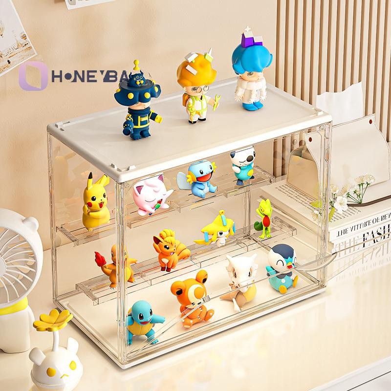 Clear Pet Display Case Figure Blind Box Storage Display Stand Cartoon ...