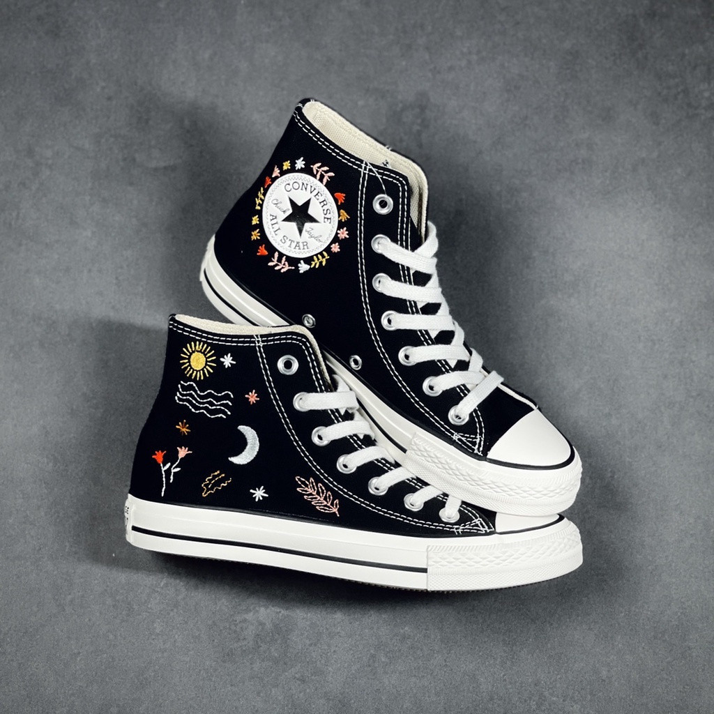 Converse spot goods sapatos star Sea black converse all lift รองเท้า ...