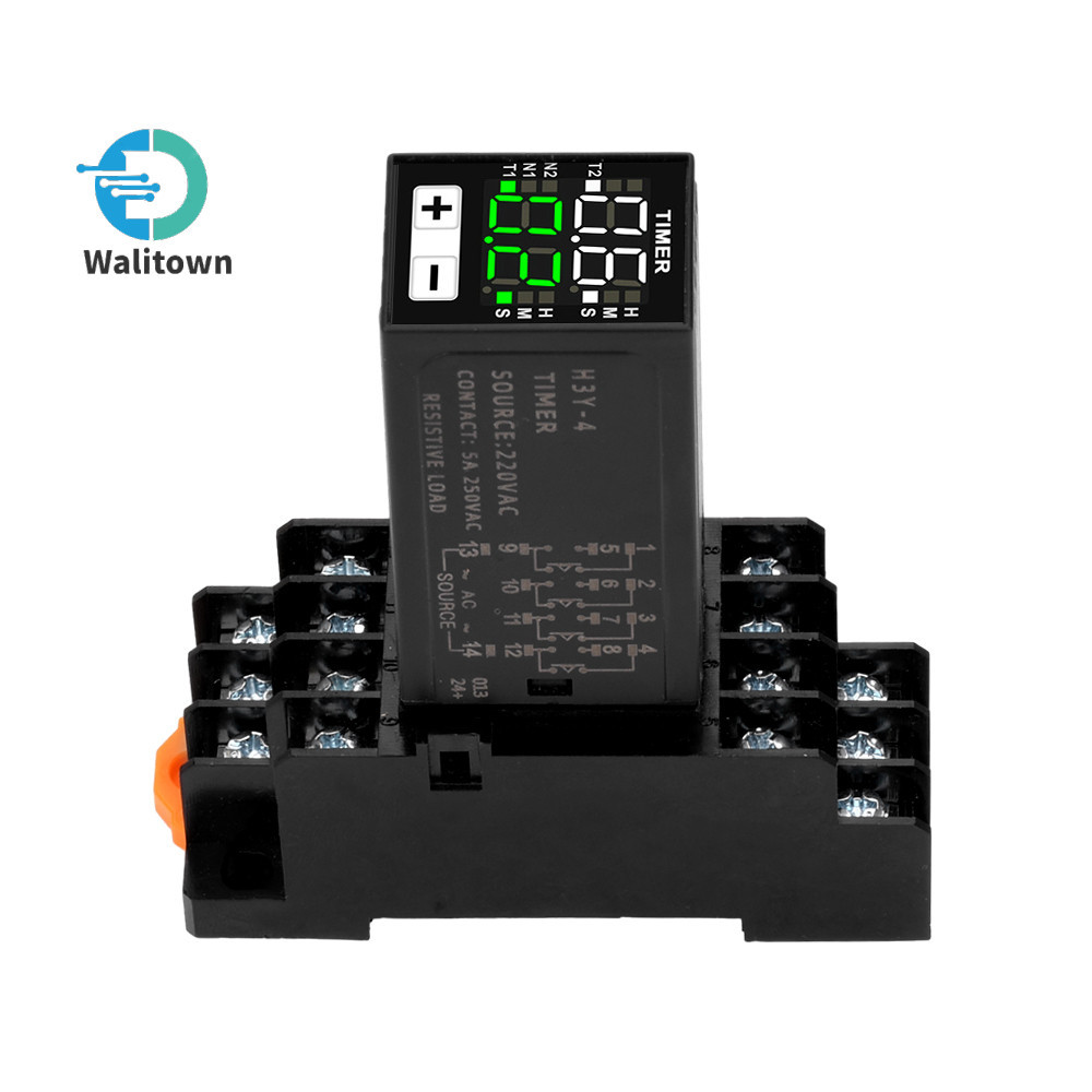 H3y-4 DC12V DC24V AC220V Power-on Timer Cycle Time Relay พร ้ อมอิเล ็ ... H3y-4 DC12V DC24V AC220V Power-on Timer Cycle Time Relay พร ้ อมอิเล ็ ...