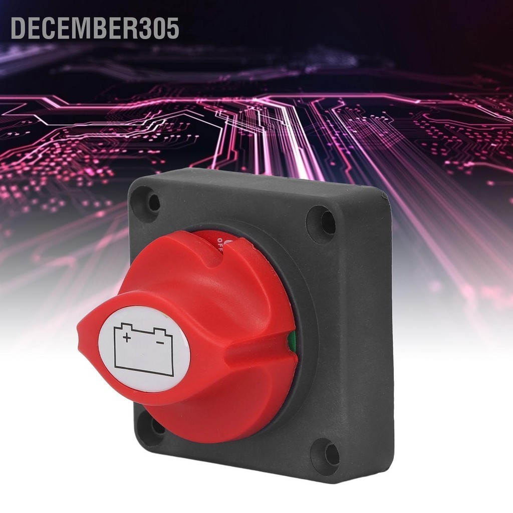 December305 แบตเตอรี่ Disconnect Switch การออกแบบที่ปิดสนิทฉลากสีใส ...