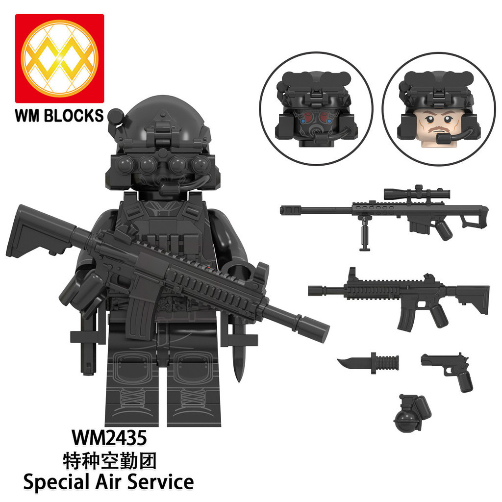Special Air Service Alpha Building Blocks ตัวเลข Navy Seals ของเล ่ น ...