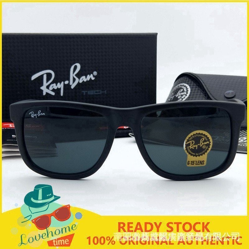 พร ้ อมสต ็ อก Ray Ban rb 4165 Justin แว ่ นกันแดด rayban Retro ขับรถ ...