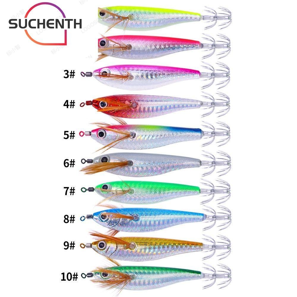 Suchenth เหยื ่ อกุ ้ ง , ตะกั ่ ว sinker อุปกรณ ์ ตกปลาไม ้ กุ ้ งล ่ อ , 2024 10 ซม.9G jigs ...