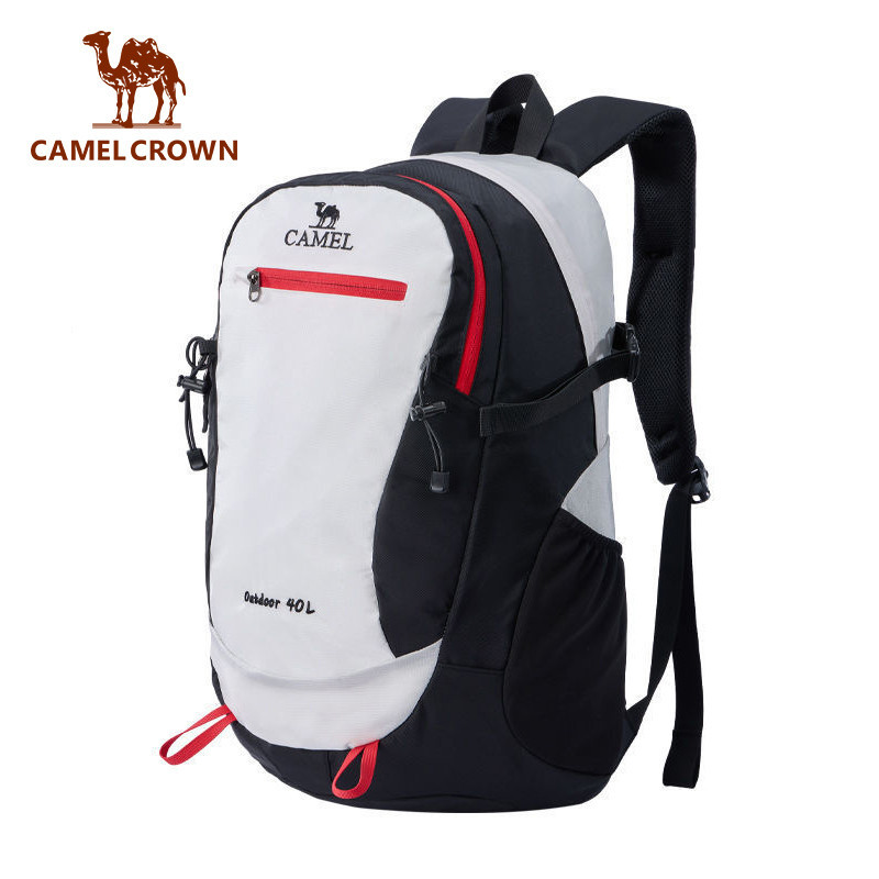 กระเป๋าเป้กันน้ำกลางแจ้ง Camel Crown 40L กระเป๋าเป้เดินทางเดินป่าและปั่นจักรยานน้ำหนักเบา ...