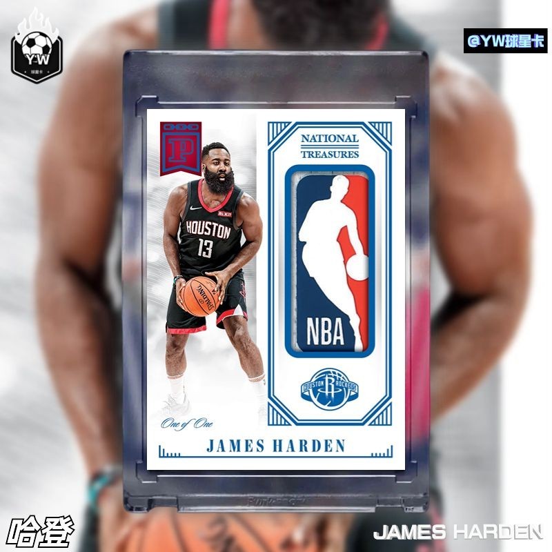 Harden Homemade Card logoman Signature Jersey Star Card 1/1 Unofficial ...